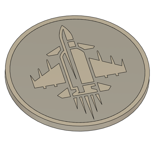 🪙 Jet Bullet coin 2 types・Free STL File for 3D printing・Cults