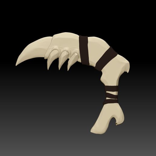 STL file Gnar bone weapon accessory Gnar League of legends 🦴 ・3D print ...