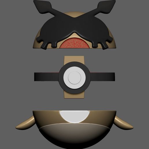 🐉 Pokemon HOOT HOOT Pokeball 3MF・ STL File for 3D printing・Cults
