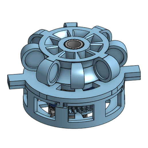 🧑‍🔧 Rotary Swing Vane Pump・Free 3D File for 3D printing・Cults
