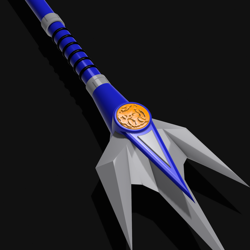 🔫 Blue Power Ranger Power Lance・ 3D File for 3D printing・Cults