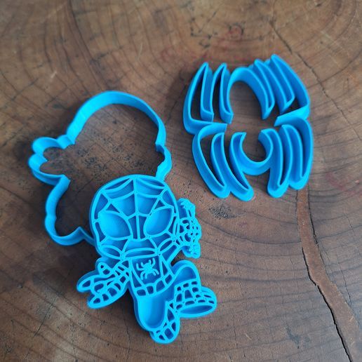 🍪 Spider-Man Cookie Cutter Kit STL - Superhero Biscuit Cutters for 3D ...