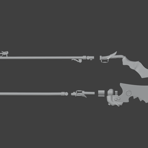 🔫 Ellen Joe Weapon Size 1/10 (approx.16cm)・ 3D File for 3D printing・Cults