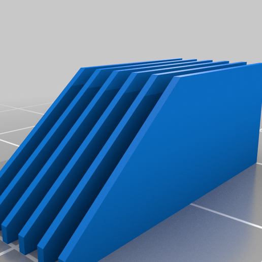 🌉 Custom supports fins, different spacing, easy resizeable・Free STL ...