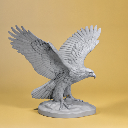 🦅 Soaring Eagle" figurine・ STL File for 3D printing・Cults