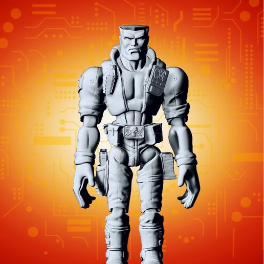 🤏 Small Soldiers Commando Elite 1:1 Chip Hazard statue・ STL File for 3D ...