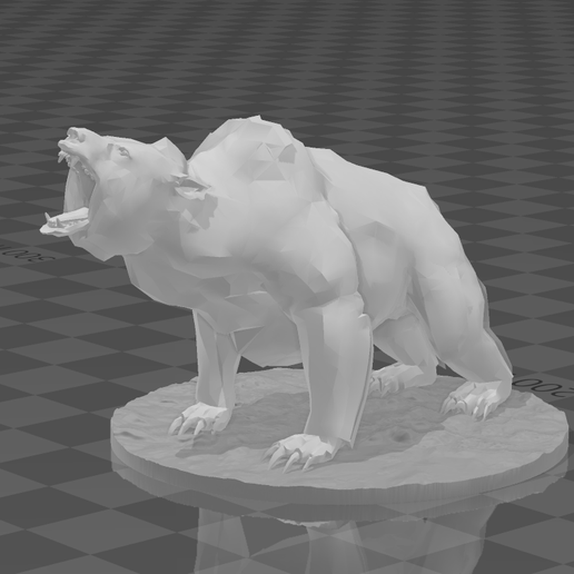 👹 Yao Guai from Fallout・Free OBJ File for 3D printing・Cults