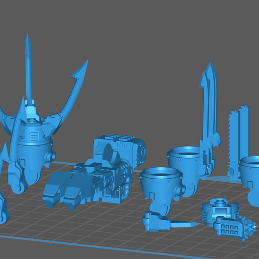 🔫 Leviathan Melee weapons・Free 3D File for ・Cults