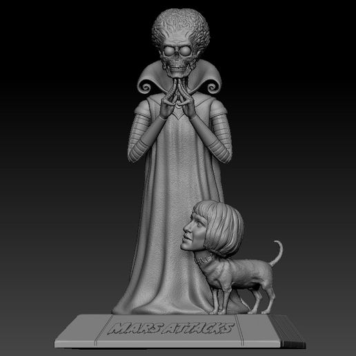 🎃 Mars Attacks・ OBJ File for ・Cults