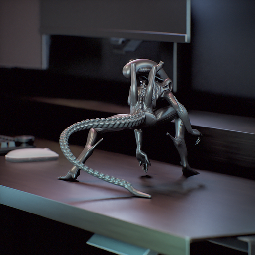 👽 Alien Xenomorph Separated by pieces - Alien Xenomorph 30cm separated ...