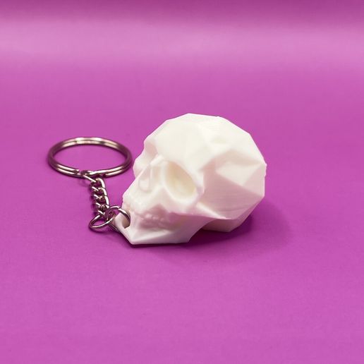 💀 Skull keychain・Free STL File for 3D printing・Cults