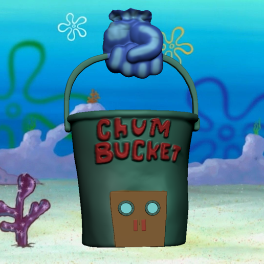 STL file Bait bucket sponge bob 🪣 (OBJ)・3D printer design to download・Cults
