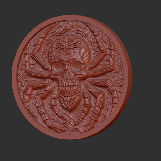 🕷️ spider skull cnc model・ STL File for 3D printing and CNC machining ...