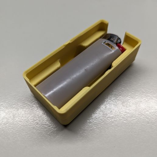 🧰 Gridfinity 1x2x3U Papelera encendedor Bic・Archivo STL Gratis para ・Cults