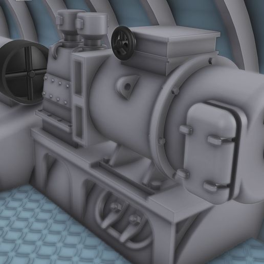 3D file Submarine stern section type VII-C ⛵ ・3D printing idea to ...