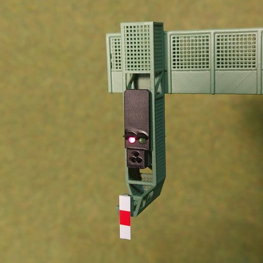 Free STL file [ZM H0 scale] DB HV Signal bridge (Hp0 & Hp1)x2 (resin) 🌉 ...