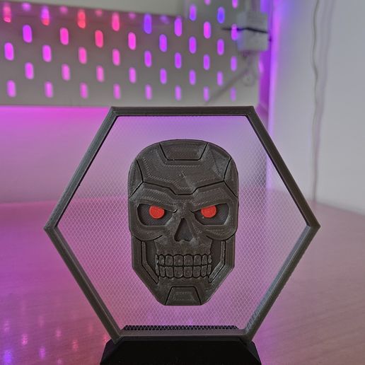 👥 Terminator head・ STL File for 3D printing・Cults