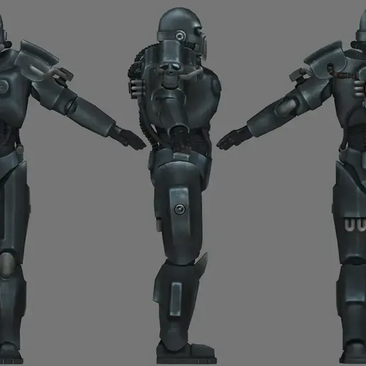 🎲 VaultTec Power Armor squad from Fallout・Free OBJ File for 3D printing ...
