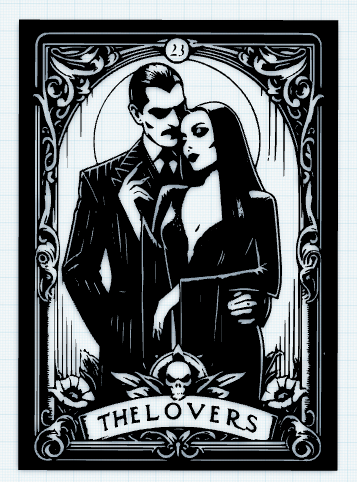 🧛 Addams Family Door/Wall/Table decorate・ STL File for 3D printing・Cults