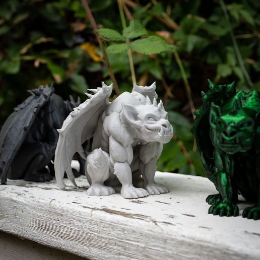 🗿 Gregor the Gargoyle - Desk Statue - Fabled Creatures 01・ STL File for ...