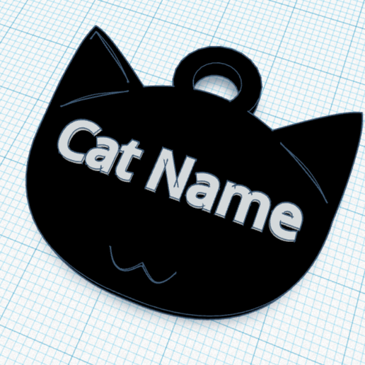 🐱 Cat Collar (Cat Tag)・Free STL File for 3D printing・Cults