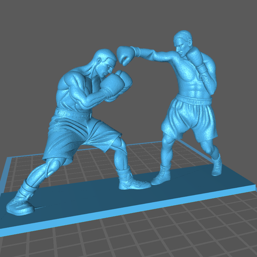 📦 Boxer fight 1・ STL File for 3D printing・Cults