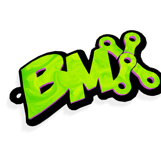 🗝️ Bmx KeyChain・ STL File for 3D printing・Cults