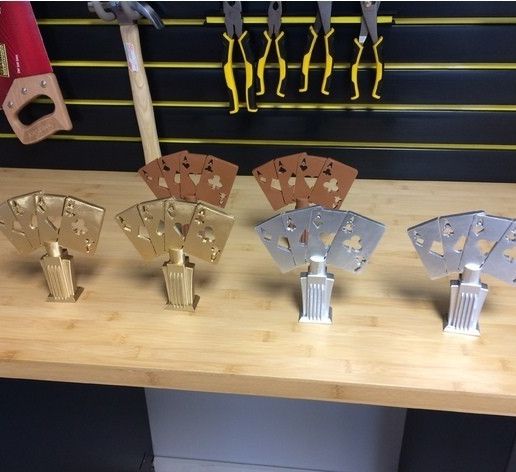 🃏 Card or Poker Trophy・Free STL File for ・Cults