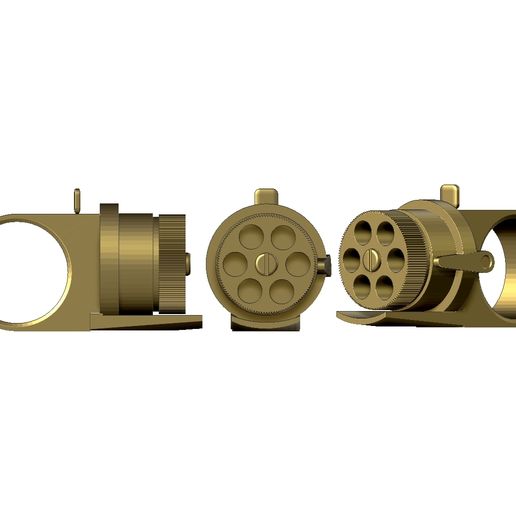 STL file Revolver Gun Ring Prop 🔫 ・3D printing template to download・Cults