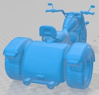 🏍️ Trike Printable Motorbike・ 3D File for ・Cults
