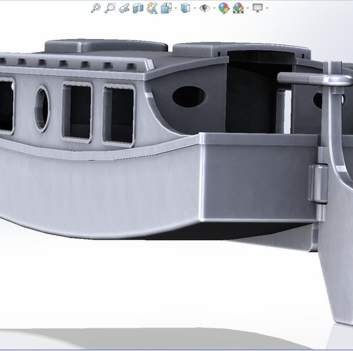 Free 3D file House Boat Model 🏠 ・3D print object to download・Cults