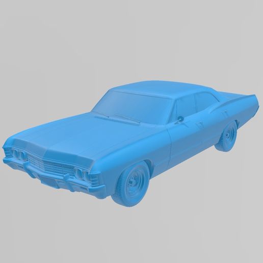👽 STL IMPALA SEDAN 1967 - SUPERNATURAL・ STL File for ・Cults