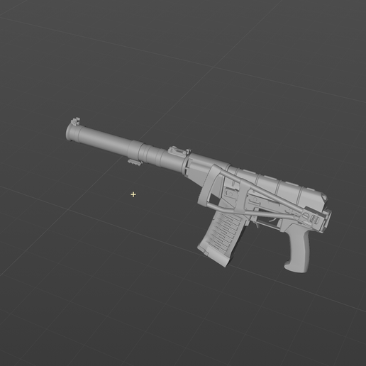 🗺️ Soviet AS Val rifle-2 3D model material・ OBJ File for 3D printing・Cults