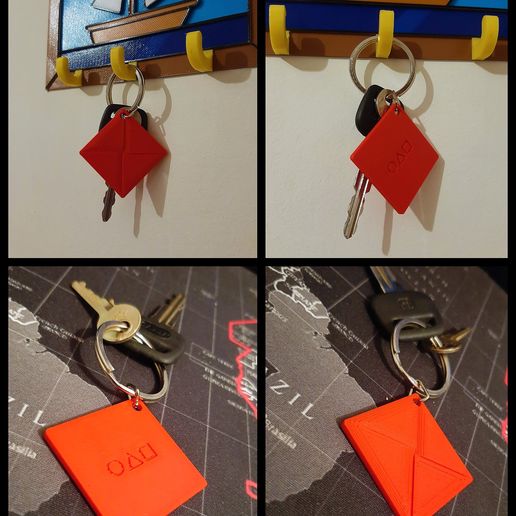 STL file DDAKJI SQUID GAME KEYCHAIN ENVELOPES SLAP GAME TWO MODELS 🦑 ...