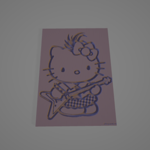 hello kitty punk coloring pages