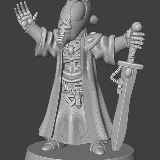 🛰 Space Elf Wizard・Free STL File for 3D printing・Cults