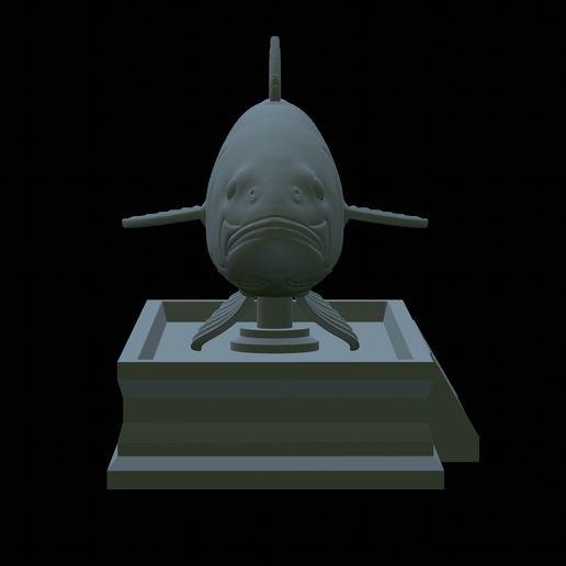 STL file fish greater amberjack / Seriola dumerili statue detailed ...