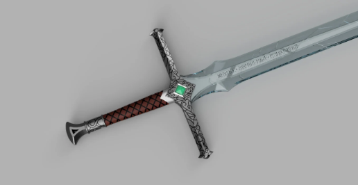 ⭐ Fjord's Star Razor Sword from Critical Role・ 3D File for ・Cults