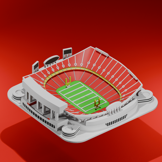 🏟️ Arrowhead Stadium・ 3D File for 3D printing・Cults