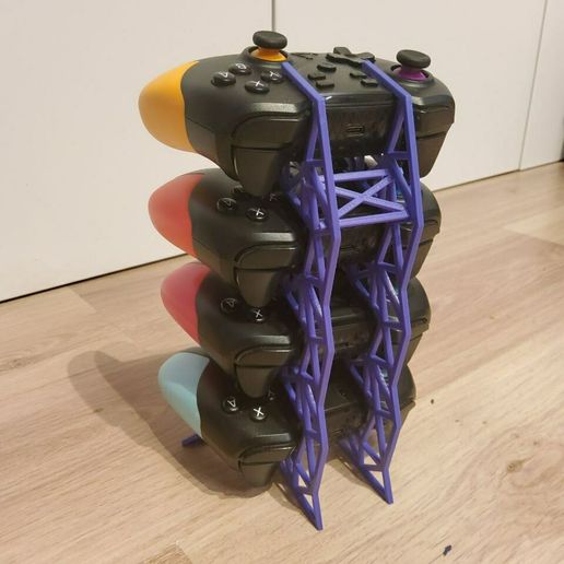🕹️ Switch Pro Controler x4 Stand・ STL File for 3D printing・Cults
