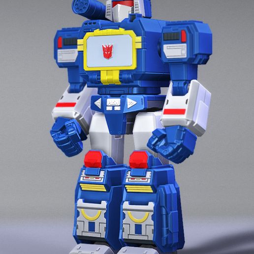 3D file Soundwave Blokees 🎲 ・3D printer design to download・Cults
