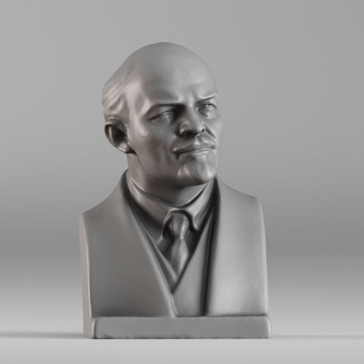 👤 001600 Bust of Lenin – Historical Soviet Figure・ 3D File for 3D ...