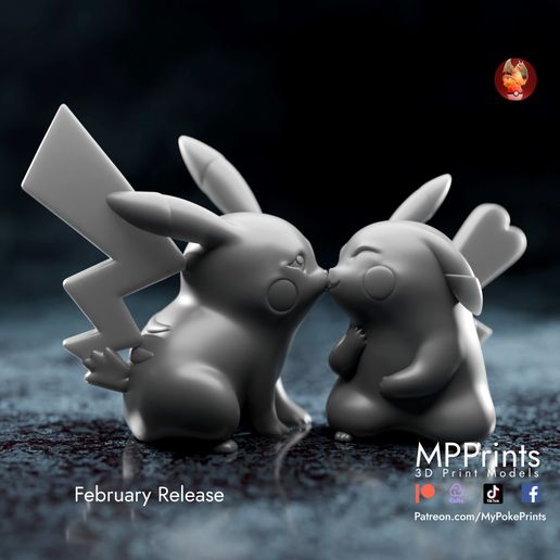 pikachu kiss pikachu