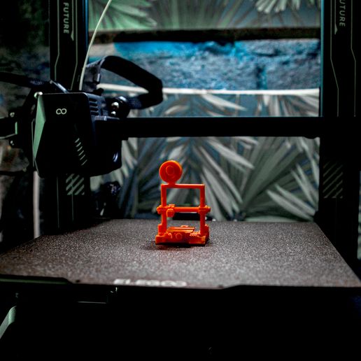 Free STL file Mini 3D Printer - Print in place - No supports - Movable ...