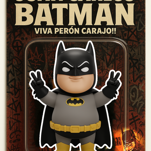 🇦🇷 Juan Carlos Batman - Cha Cha Cha・ STL File for 3D printing・Cults