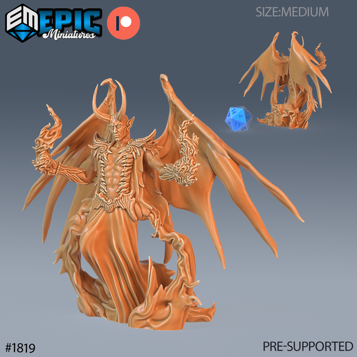 3D file Devil Duke Magic ‧ DnD Miniature ‧ Tabletop Miniatures ‧ Gaming ...