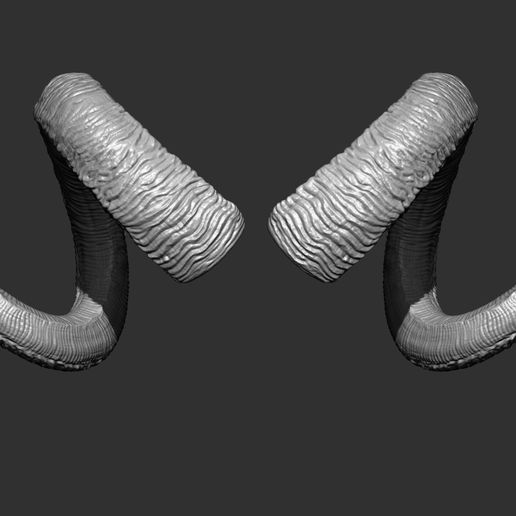🤘 24 - Creature+Monster+Demon Horns・ 3D File for 3D printing・Cults