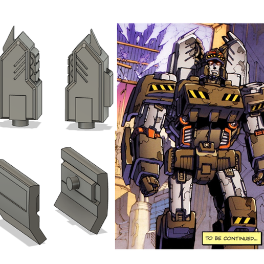 🤖 Transformers Miner Megatron Upgrade Kit・ 3D File for ・Cults