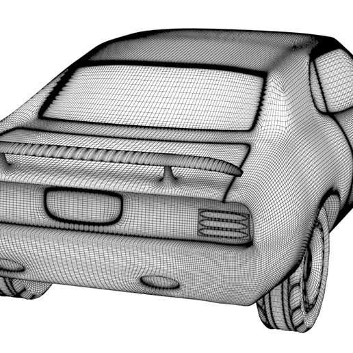 🚗 Cartoon car 04・ 3D File for 3D printing・Cults