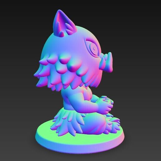 🎲 Inosuke chibi - demon slayer・ STL File for 3D printing・Cults